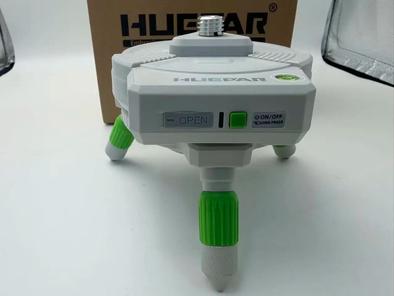 Адаптер Huepar Level Accessories AT5 для электрического регулируемого лазерного уровня с вращающимся основанием, пультом ДУ и резьбовым креплением 1/4', 5/8'