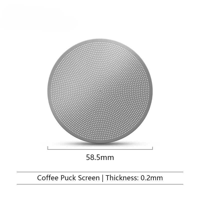 Сетка для эспрессо из нержавеющей стали 0,2 мм 51/53/58,5 мм 58.5mm Puck Screen
