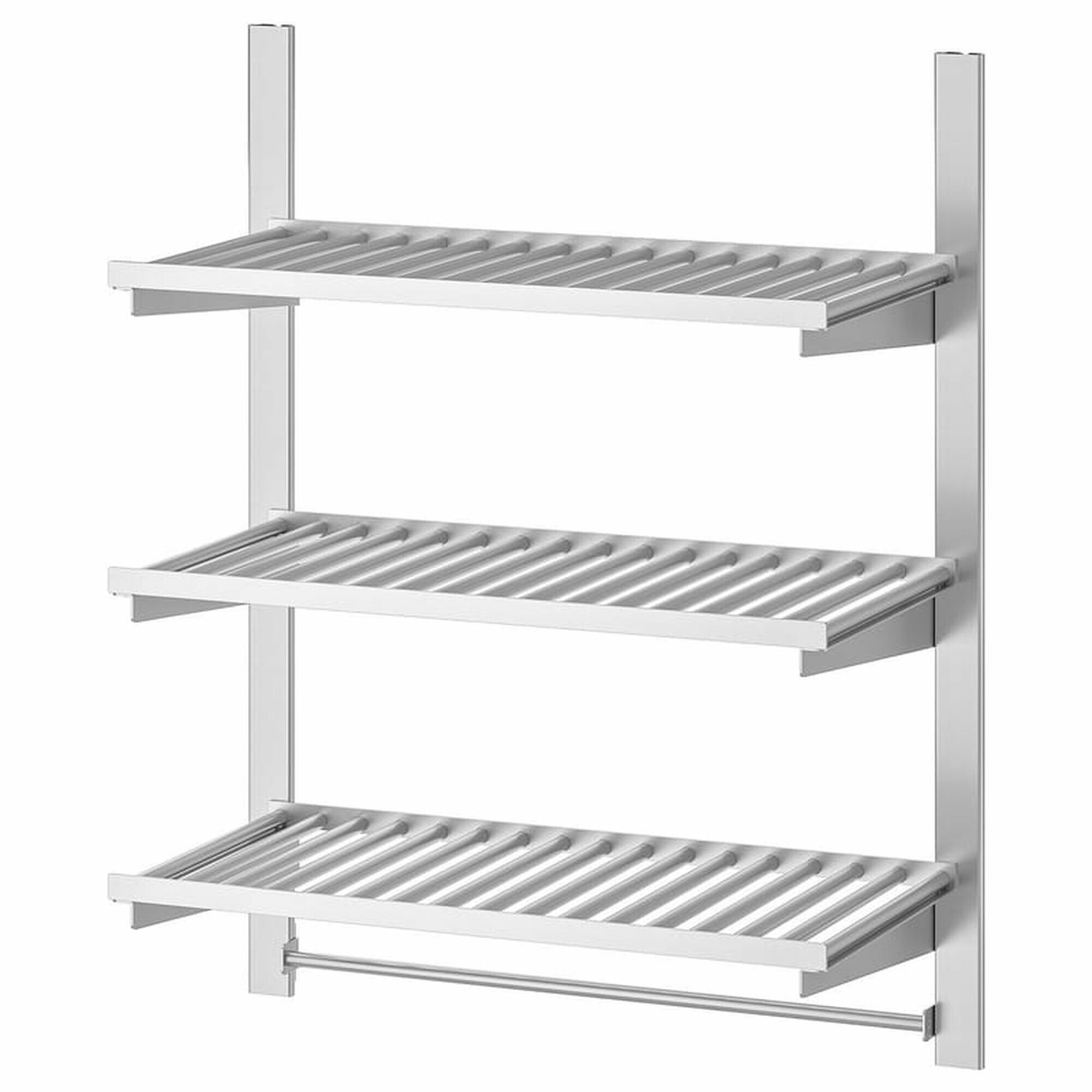 Органайзер для хранения вещей IKEA KUNGSFORS 993.082.65, серебристый