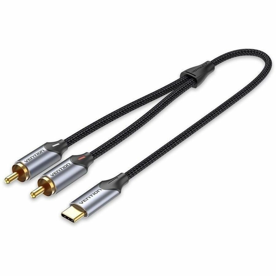Адаптер-переходник Vention BGUHG 1.5м Type-C/RCA чёрный