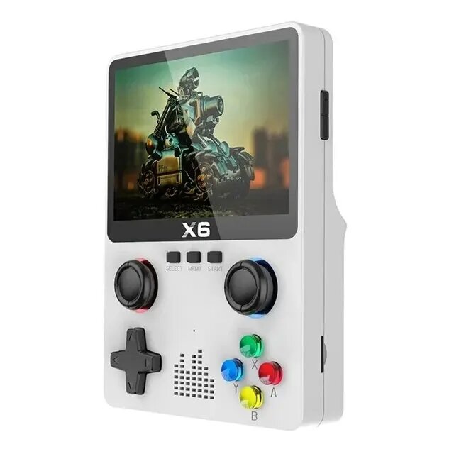 XFRONT Портативная игровая консоль X6 для детей Белый, WHITE