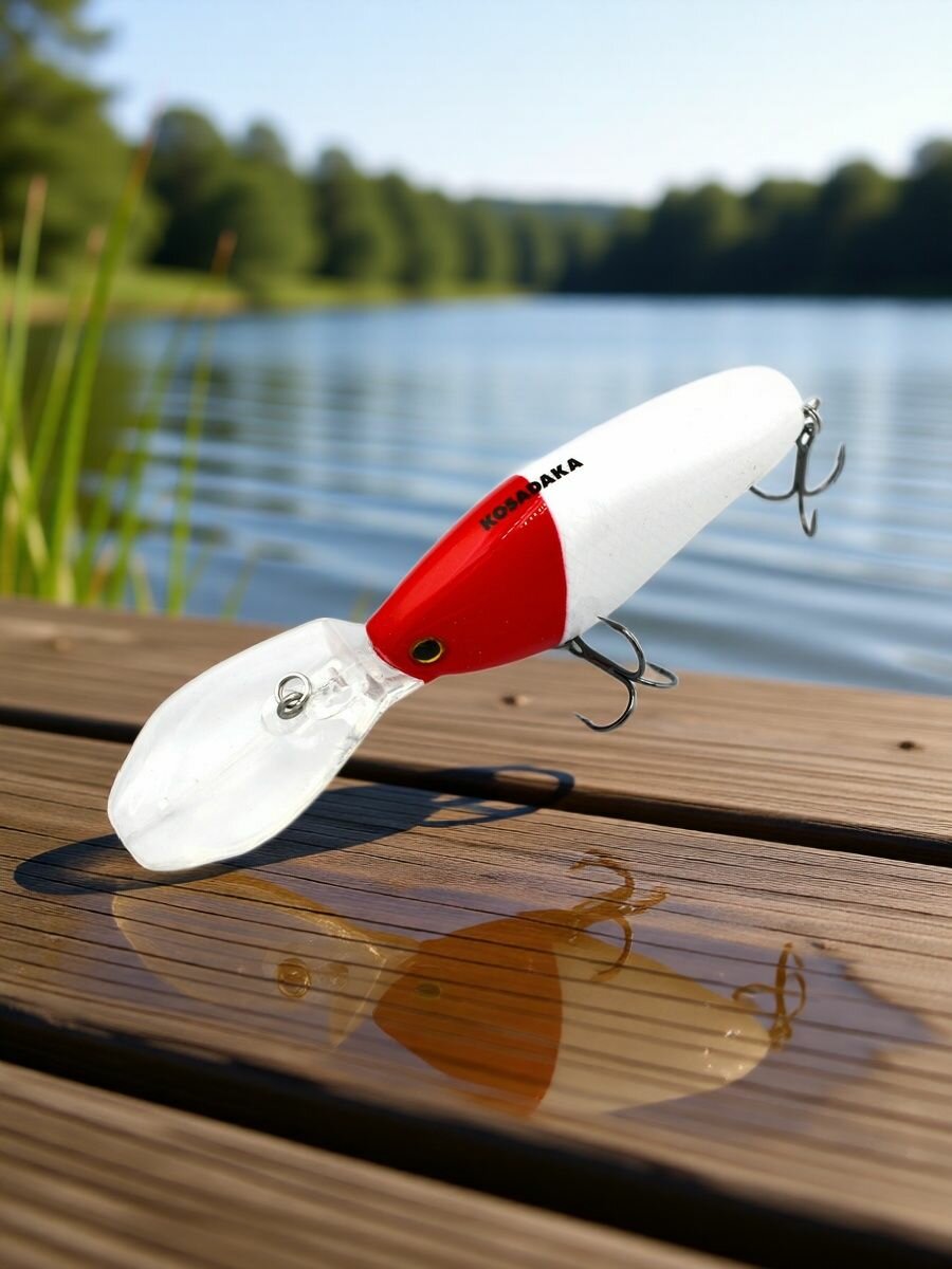 Воблер для рыбалки KOSADAKA 3D Crank XD 65F троллинговый