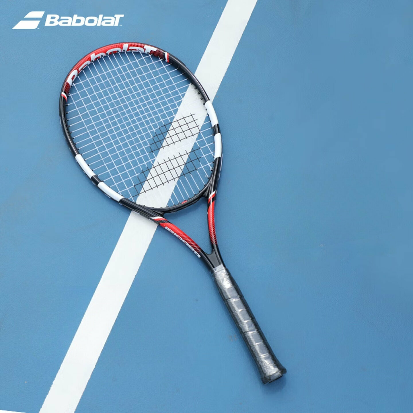Теннисная ракетка Babolat FALCON (Космический красный, арт. ) для начинающих, рукоятка 2