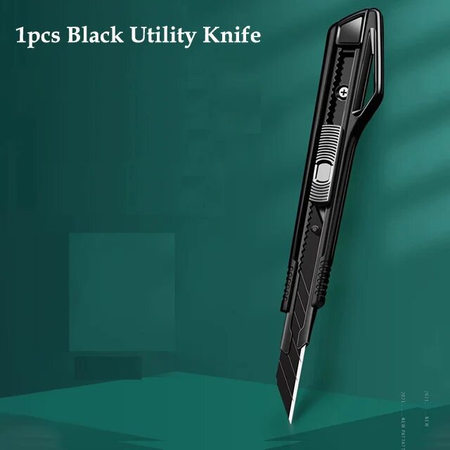 Профессиональный карманный нож SUMCANE 9 мм Черный, 1pcs Black Knife