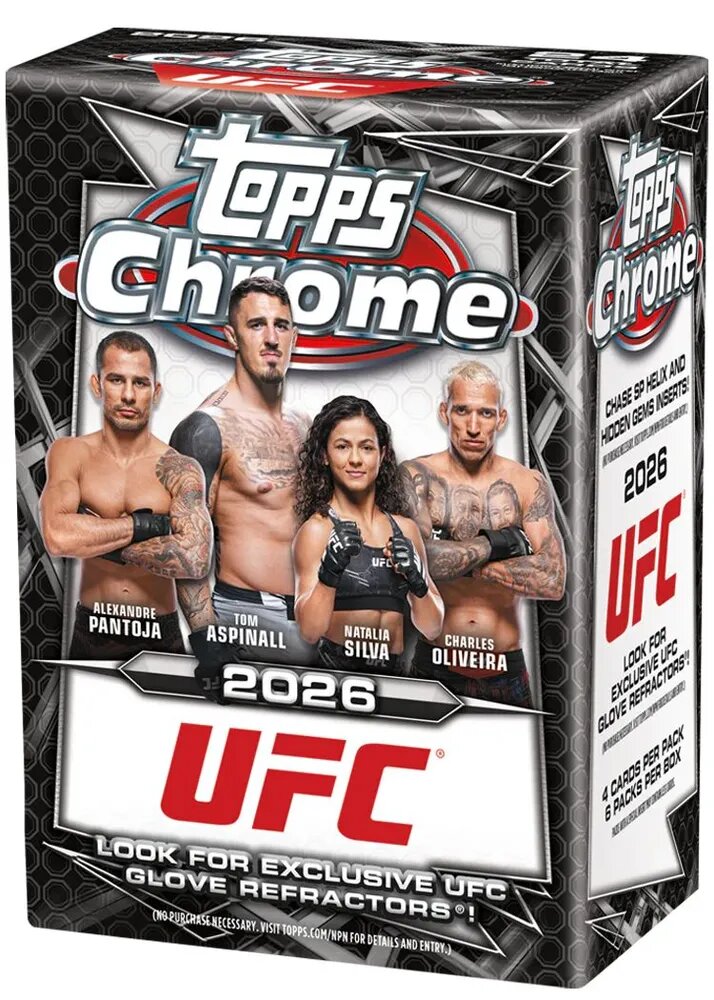 2026 Topps Chrome UFC - Value Box Боевая карта