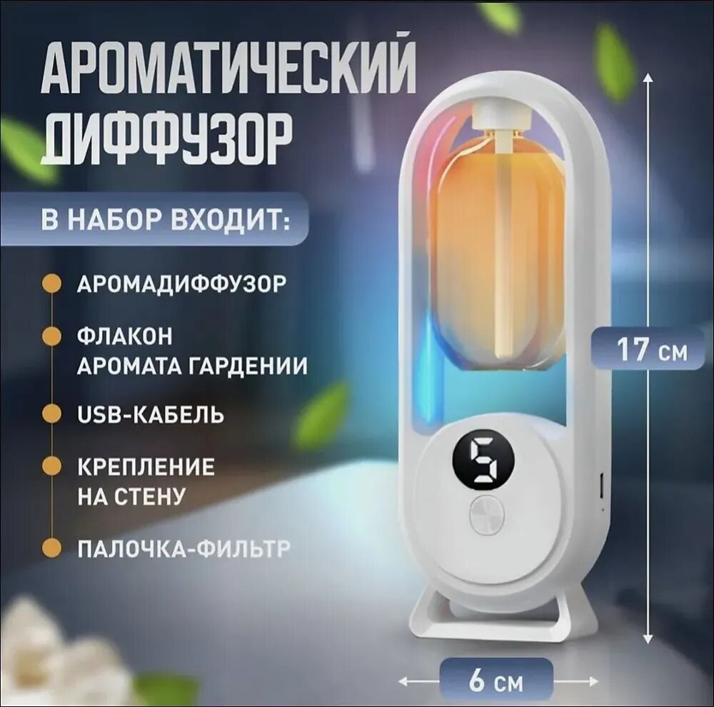 Освежитель воздуха автоматический, аромадиффузор, ароматизатор PW2 Pro