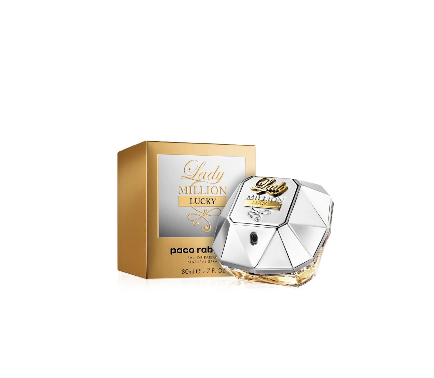 Paco Rabanne Lady Million Lucky 80 мл парфюмерная вода женская, цветочные, фруктовые