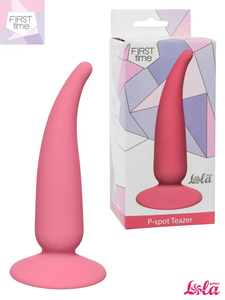 Lola Games First Time Анальная пробка P-spot Teazer Pink (12.2 см х 2.6 см)
