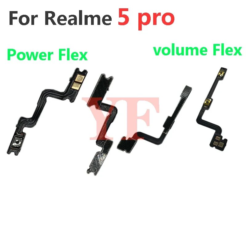 Для OPPO Realme 5 Pro: кнопка включения/выключения, кнопка отключения звука, 5 pro power volume