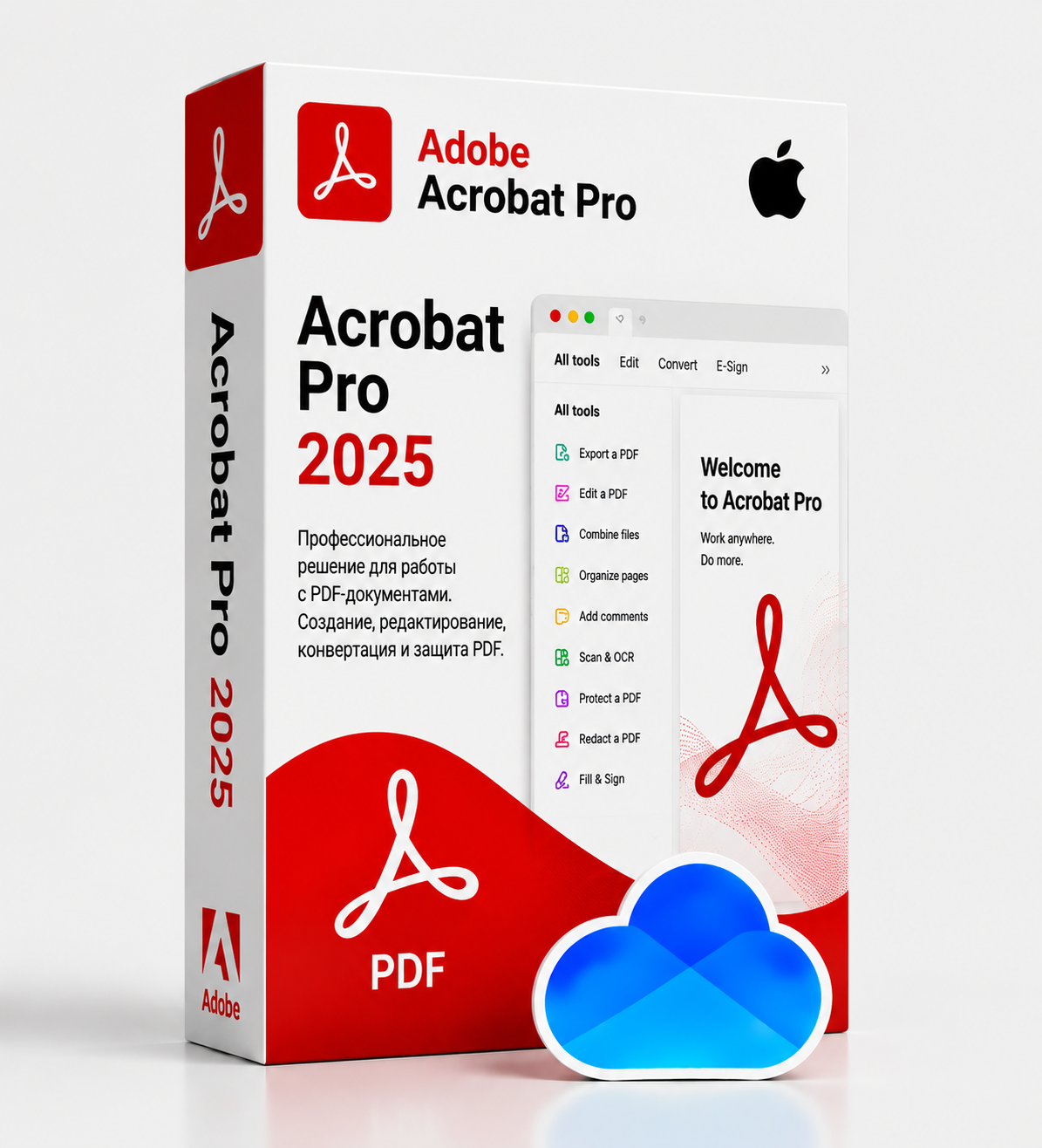 Adobe Acrobat Pro 2025 для macOS Apple (бессрочная версия, моментальная доставка)