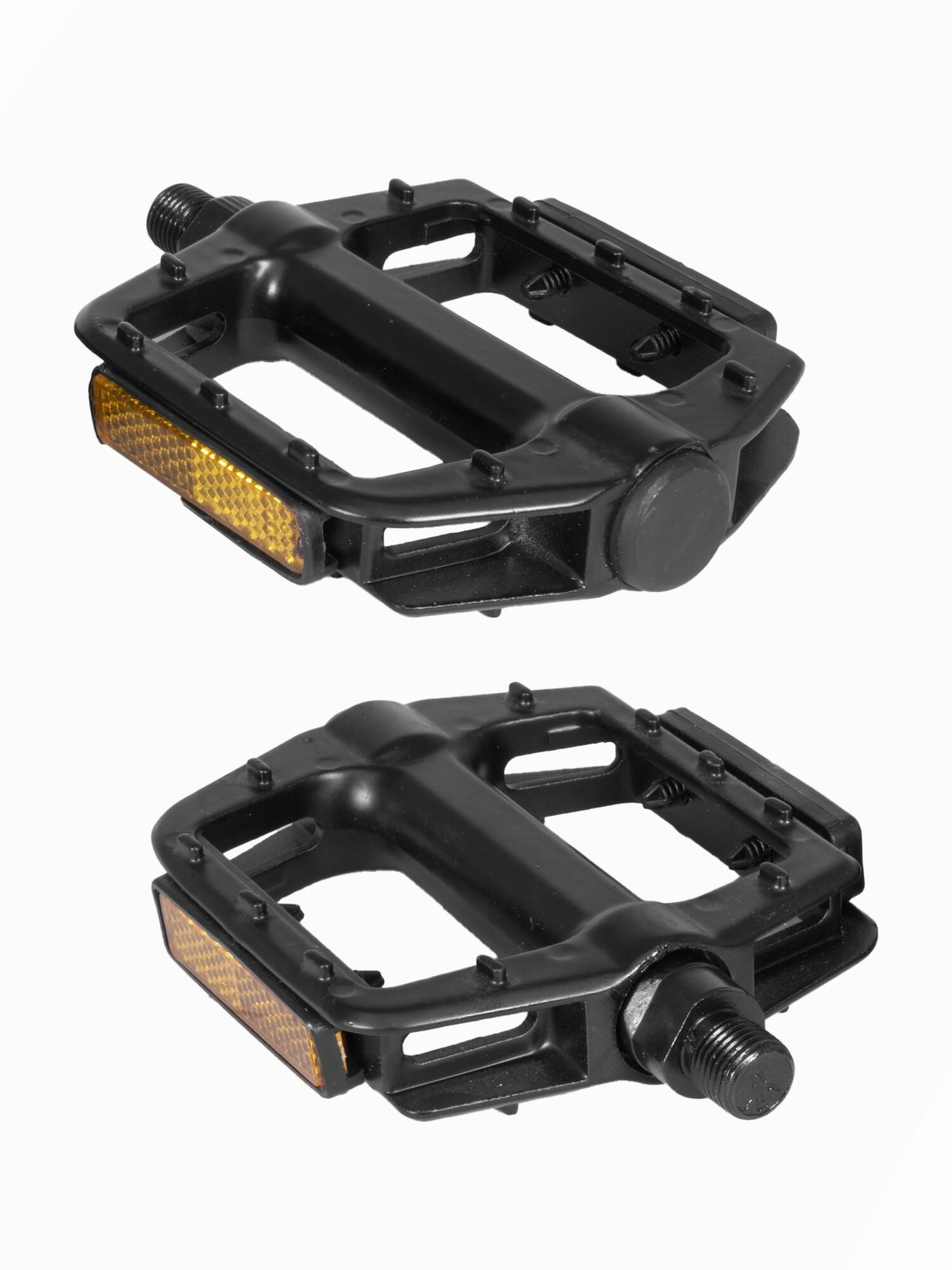 Педали для велосипеда TRIX MTB алюминиевые, 107x98мм, резьба 1/2", черные