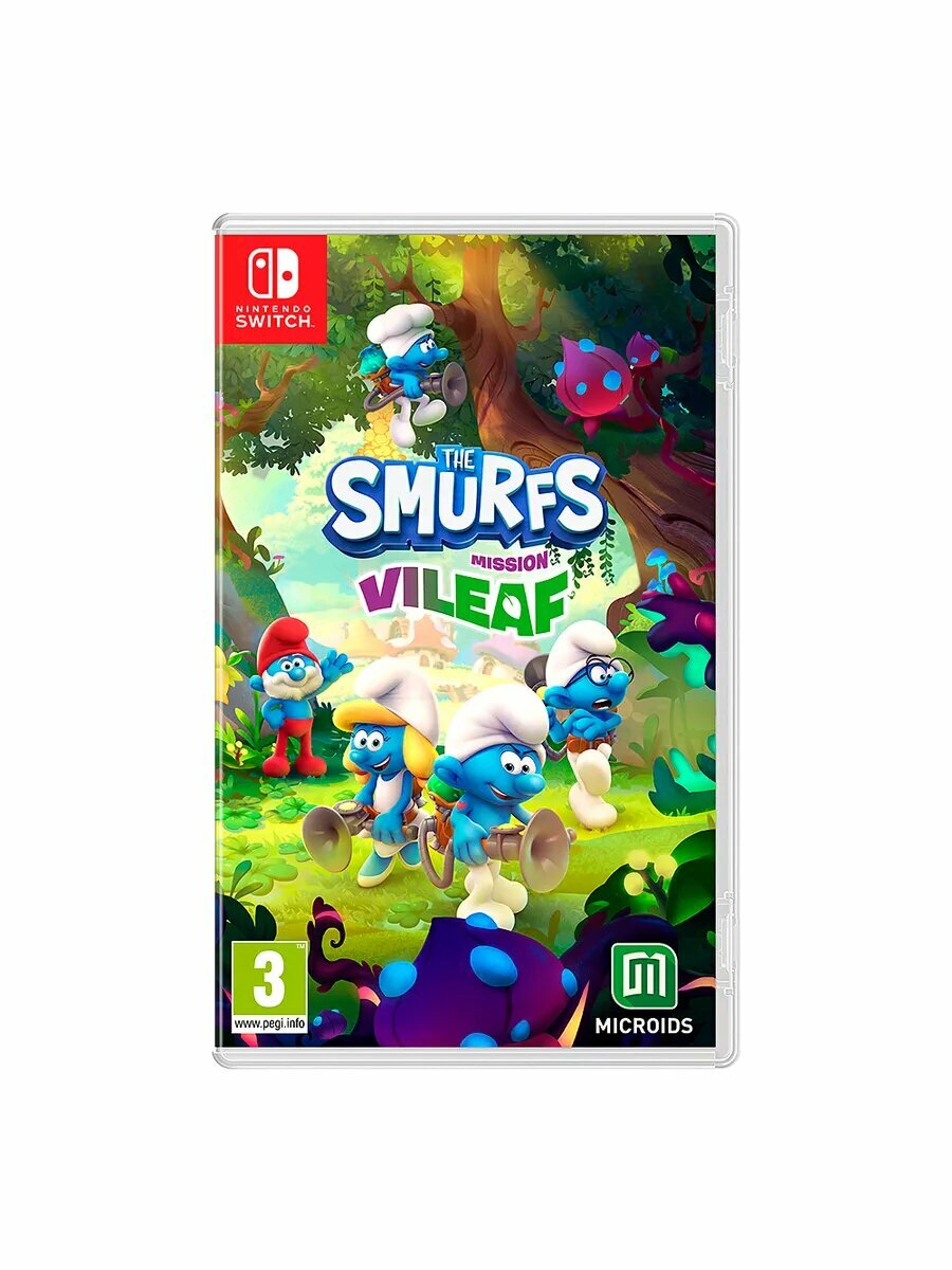 Игра The Smurfs Mission Vileaf для Nintendo Switch (русские субтитры)