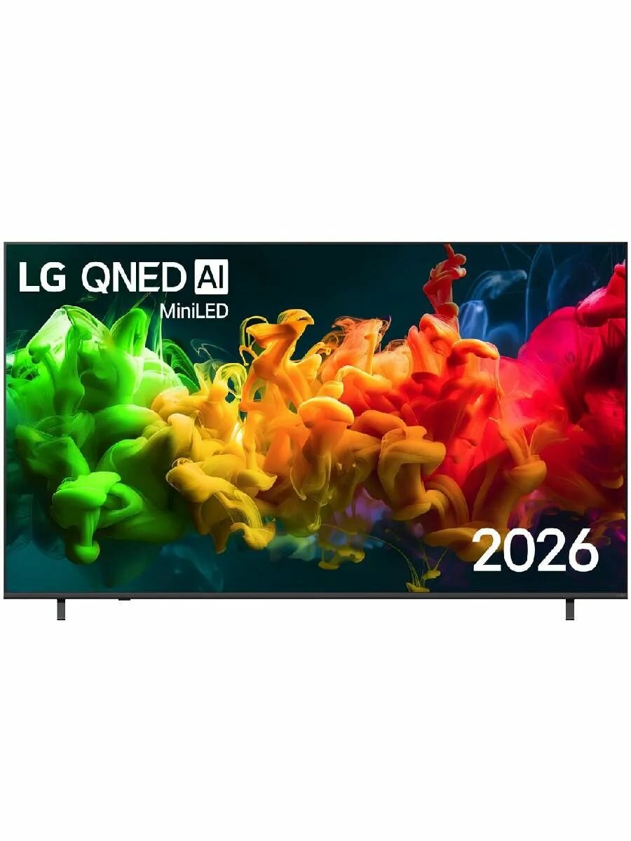 Телевизор LG 85QNED80B6A, 85", Smart TV, 4K UltraHD, 60 Гц, AI, Wi-Fi, Bluetooth
