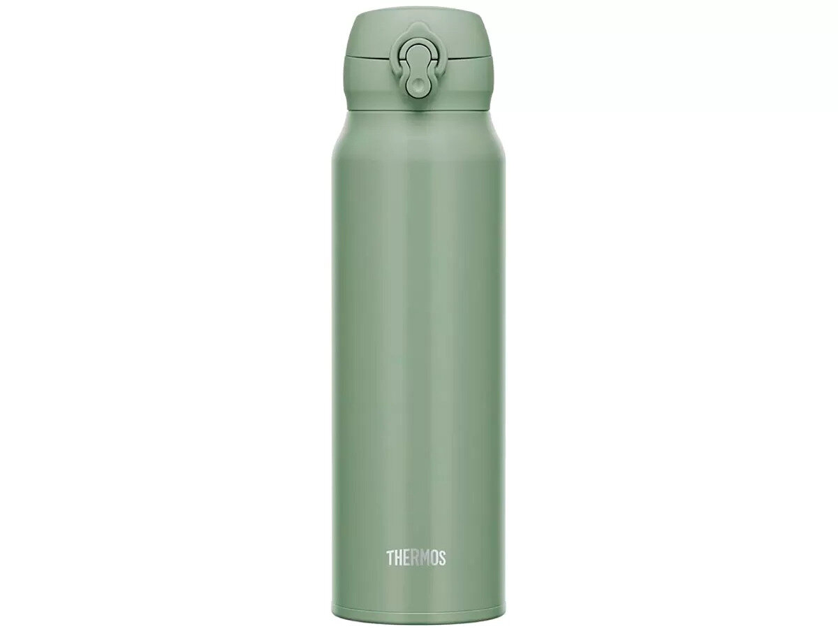 Термос Для Напитков (Термокружка) Thermos Jnl-756 Smkki 0.75L, Нержавеющая Сталь, Откидной Механизм, Оливковый
