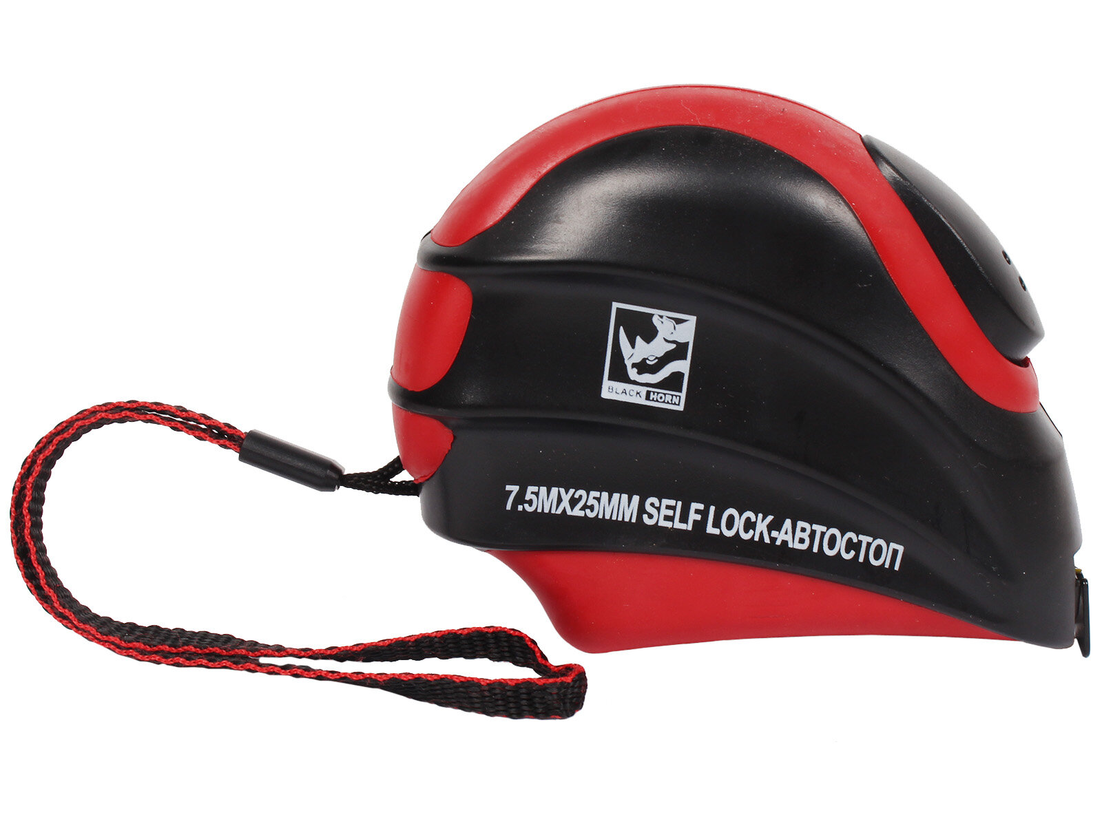 Рулетка 7.5м 25мм BlackHorn автостоп 25405/79337