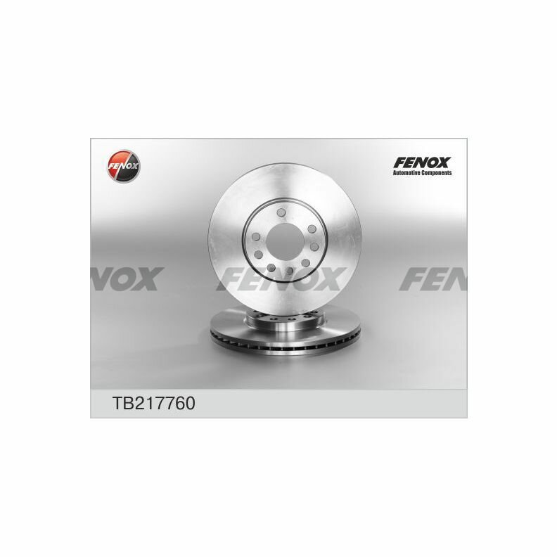 Диск тормозной передний FENOX TB217760 для а/м Calibra 92-97, Vectra B 95-02, Saab 9-3 98-02, 9-5 98-10, 900 93-98, 288х25 мм.