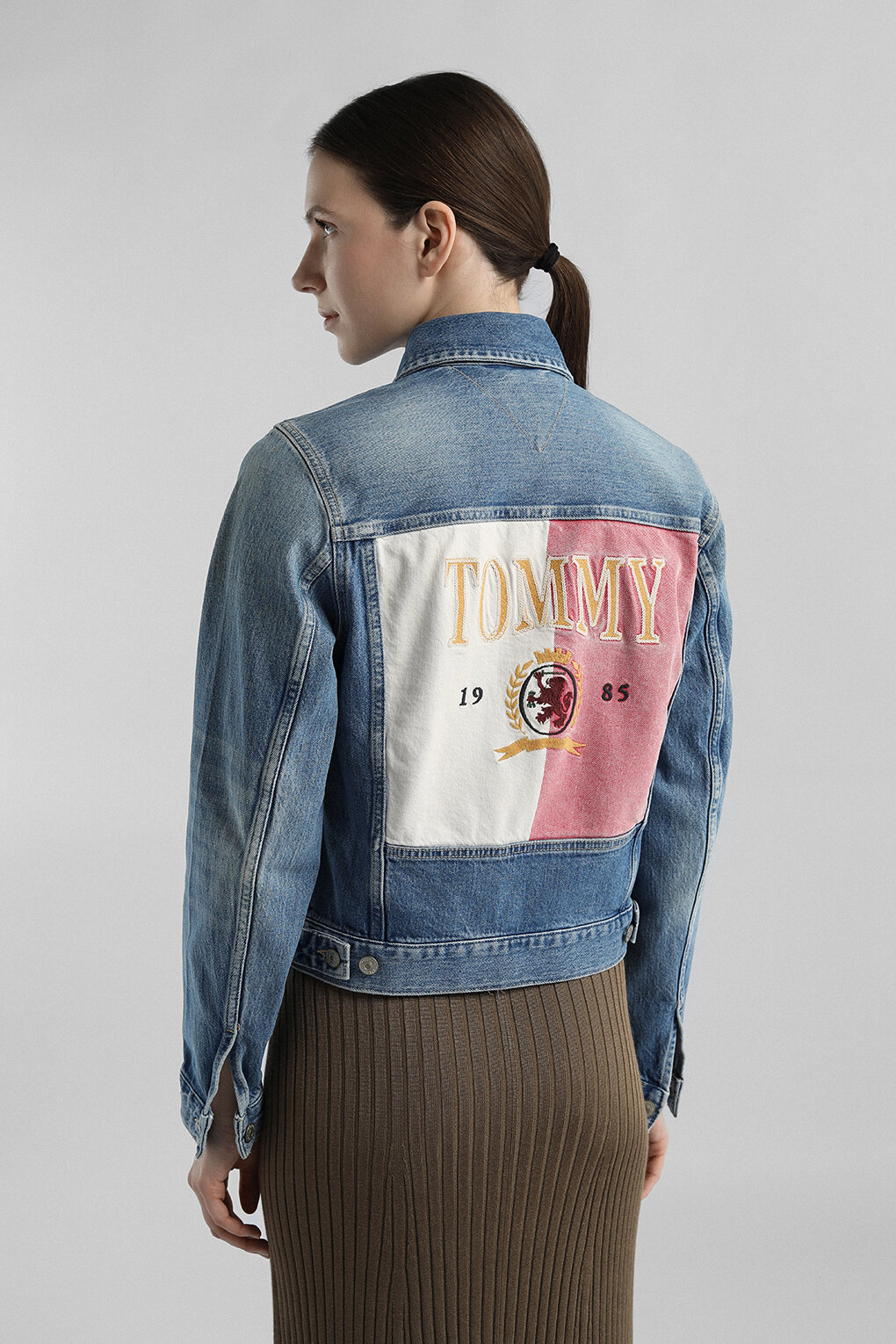 Куртка Tommy Jeans, размер XS, синий — фото 1