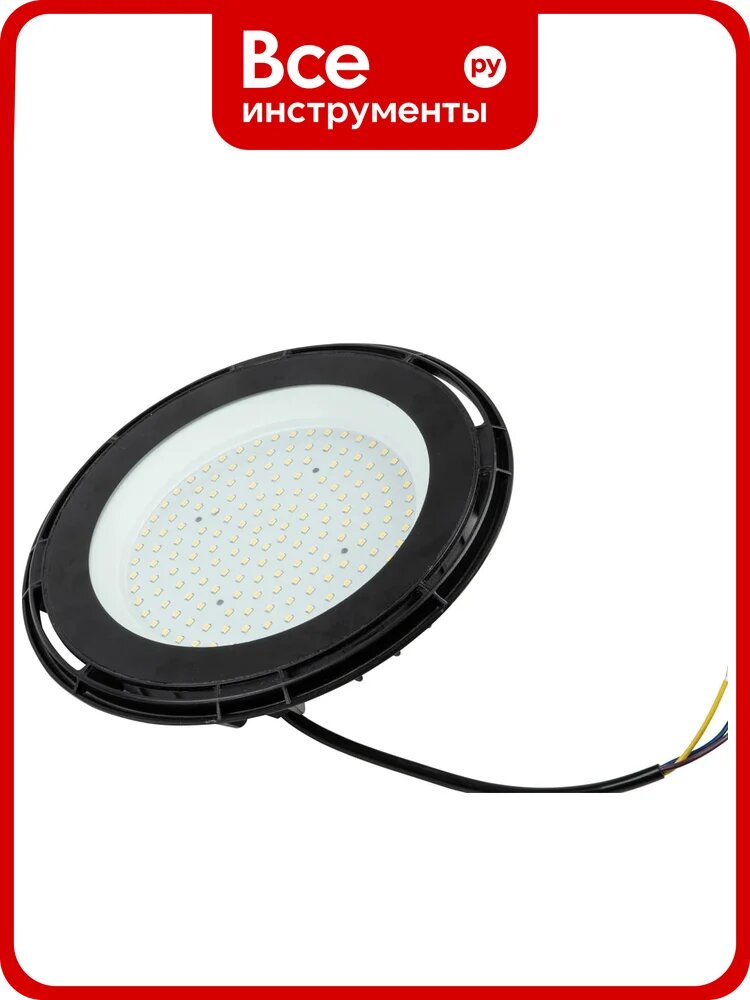 Уличный светильник Uniel ULY-U36C-200W/6500K IP65 GREY UL-00011032, светодиодный алюминиевый, круглая форма со стеклом