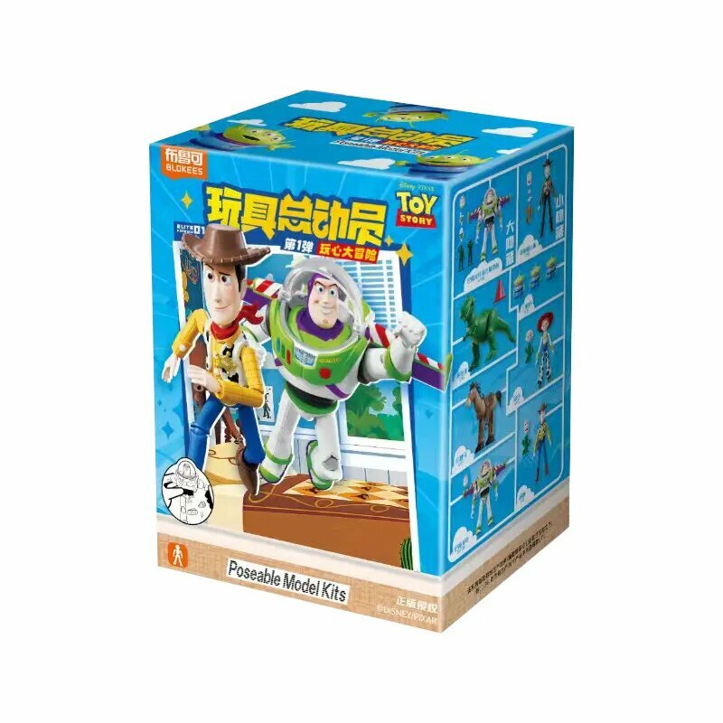 Фигурки Disney Pixar BLOKEES - Вуди, Базз, Джесси, Рекс, Булсай Random 1