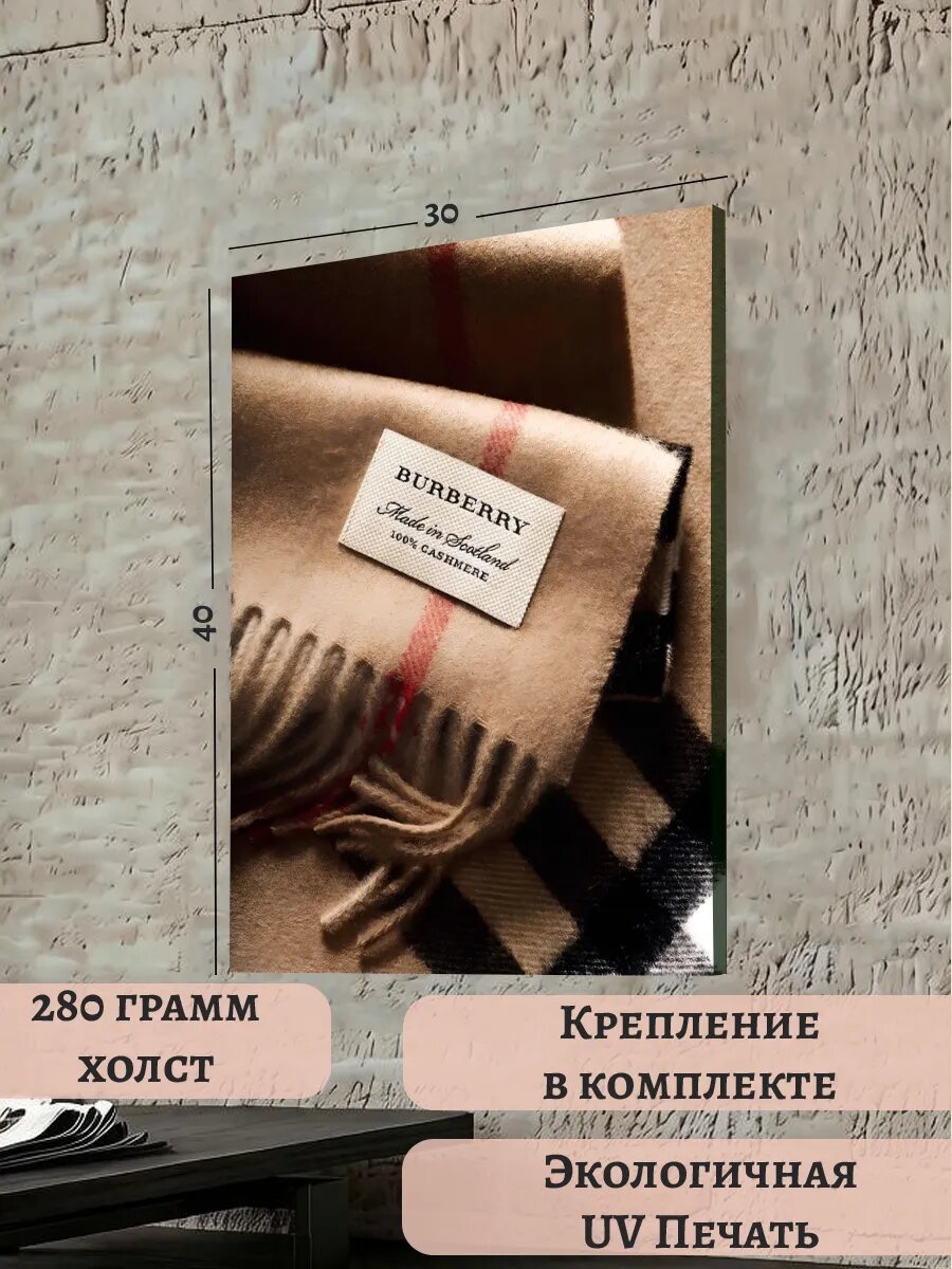 Картина 30х40 Барберри Burberry London Эстетика Стиль Мода