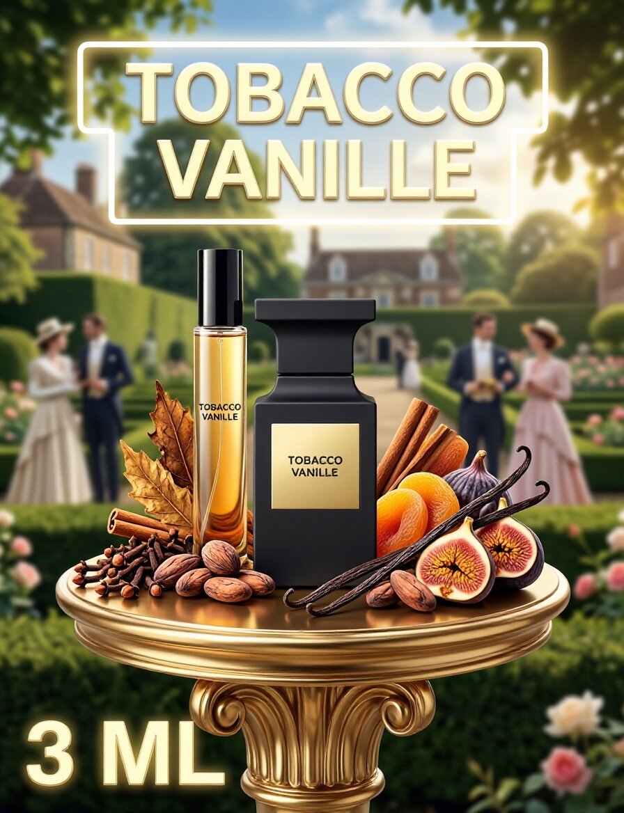 Tobacco Vanille (Тобакко Ваниль), пробник, масляные духи, спрей 3 мл, восточно-пряный унисекс аромат (Швейцария)