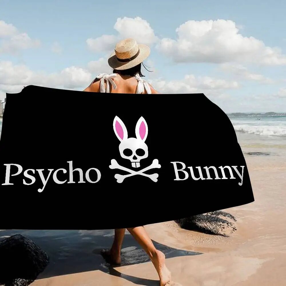Пляжное полотенце P-Psycho Bunny из микрофибры