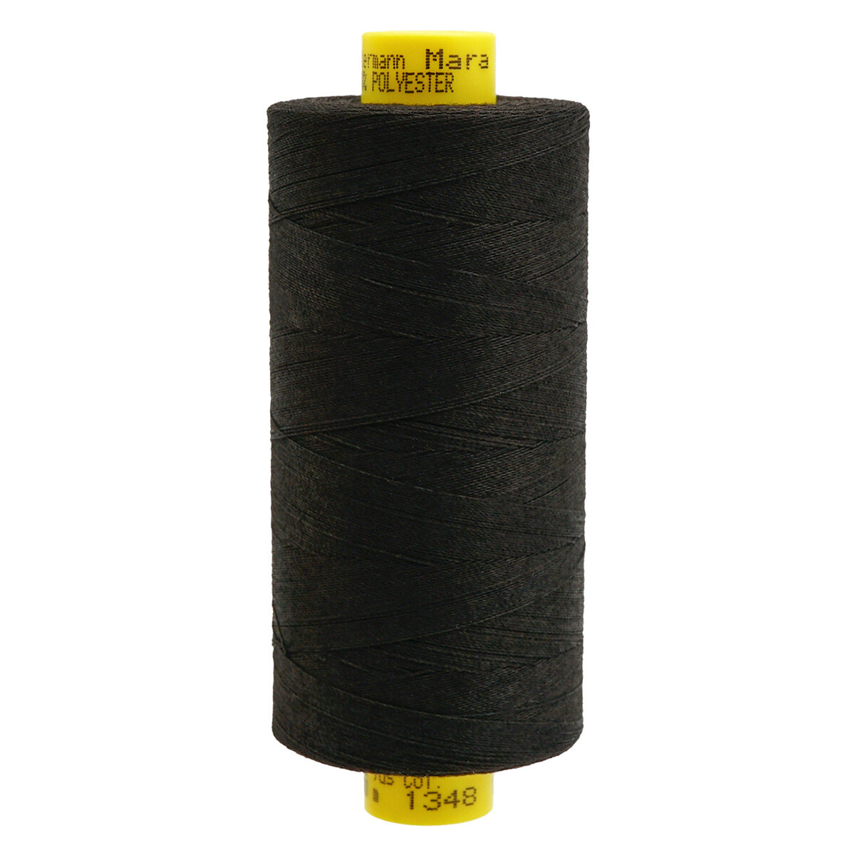 Нитки Mara 120/1000 м универсальные, 100% полиэстер Gutermann 700207 (1348 черный кофе), 10 шт