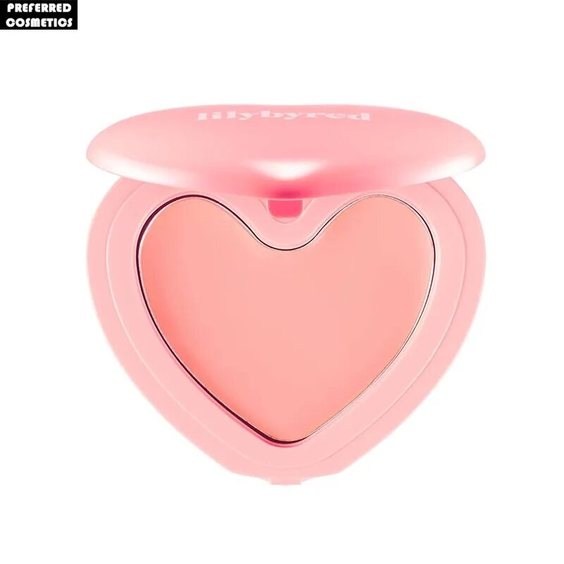 Румяна lilybyred Heart Blusher 06 Peach Красивый цвет V798 Красивый цвет S929, Жидкая, Глянцевый финиш, Не тестируется на животных — фото 1