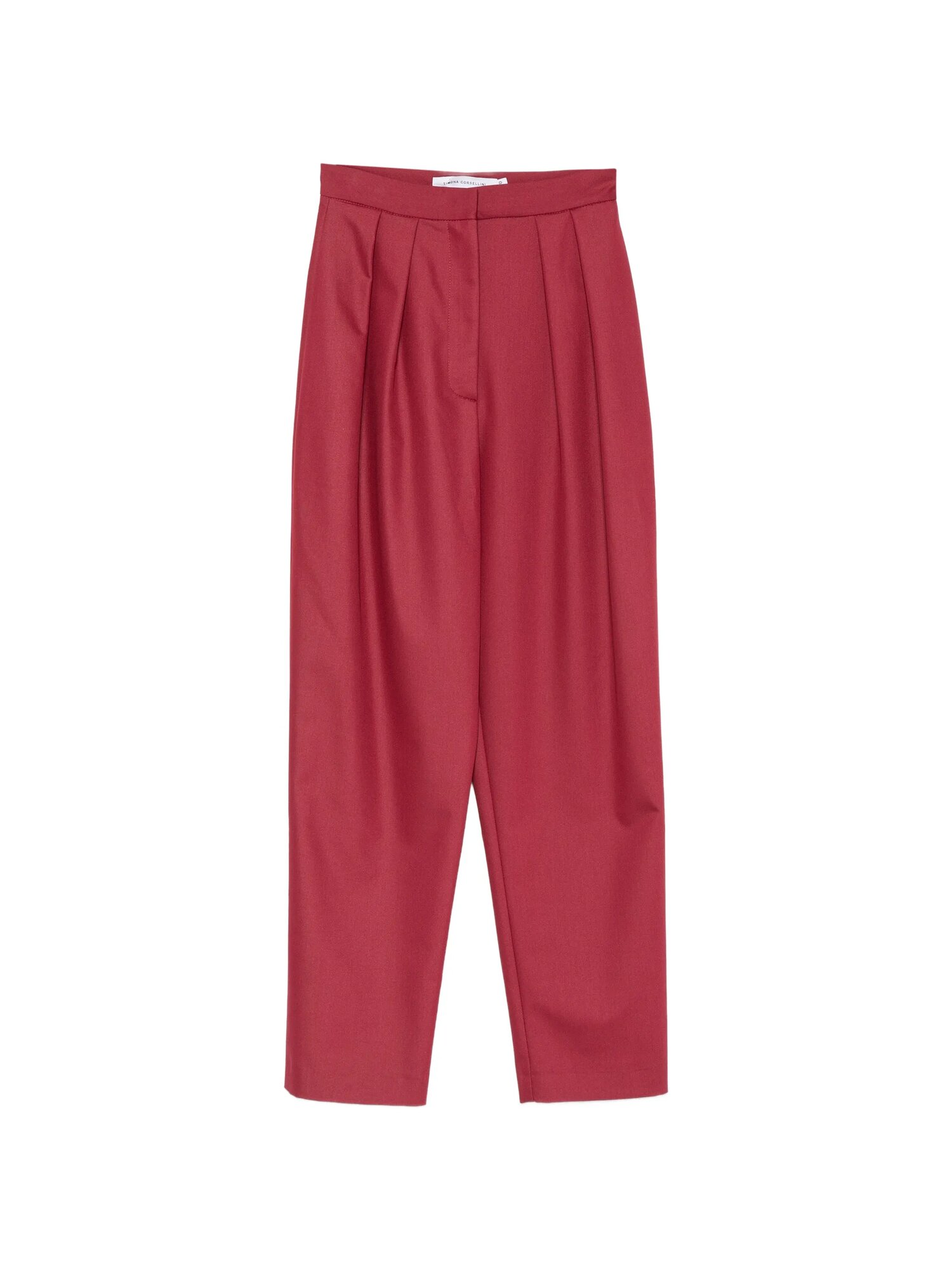 Брюки Simona Corsellini Pleated tailored trousers