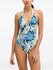 Купальник Marc O'Polo Leaf-print halterneck swimsuit, размер 40 EU