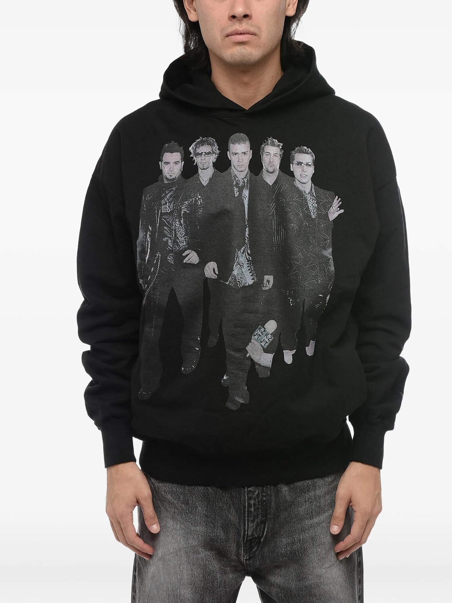 Худи Black cotton hoodie