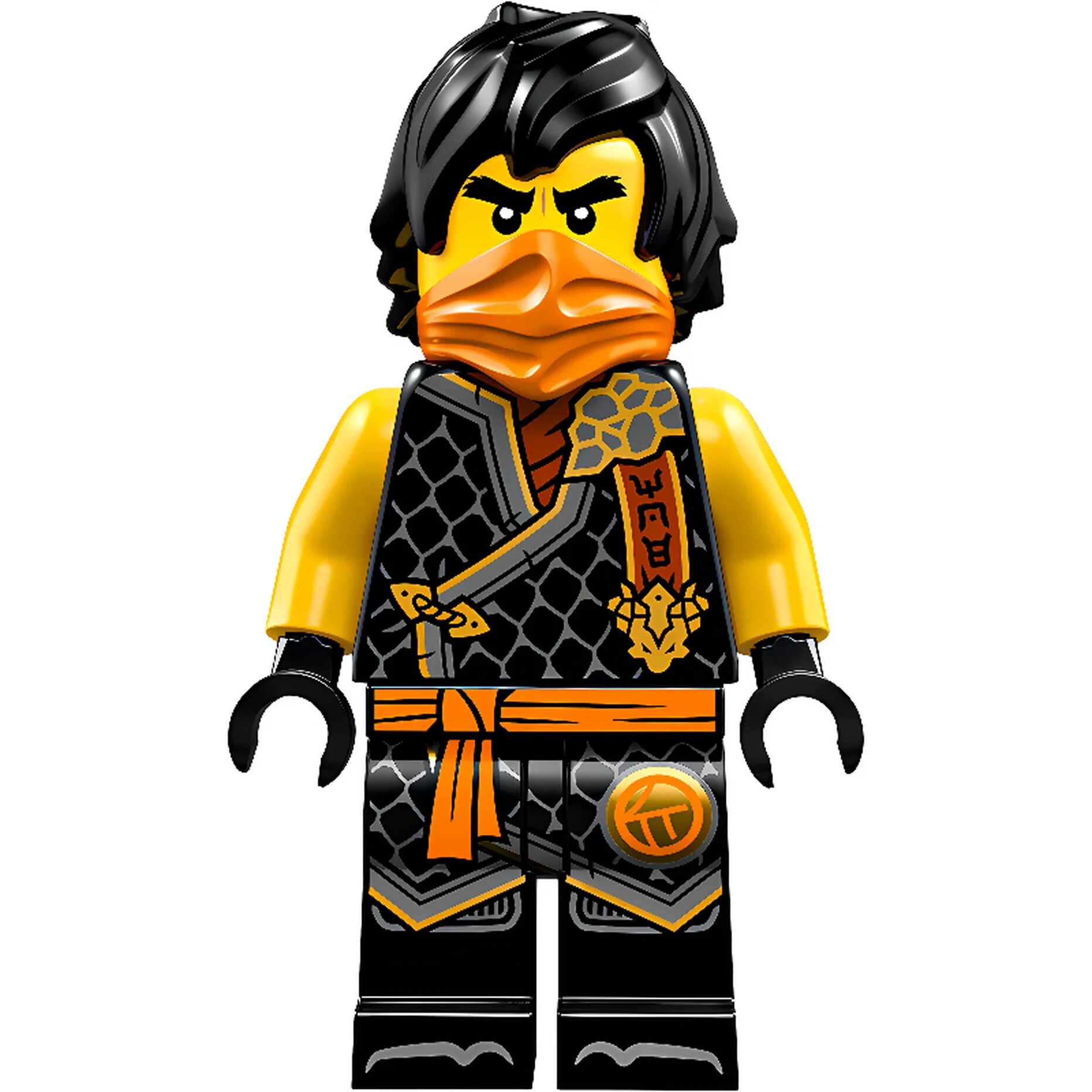 Минифигурка Lego NINJAGO Cole - Dragons Rising, Tournament Armor, Orange Bandana njo0894 U