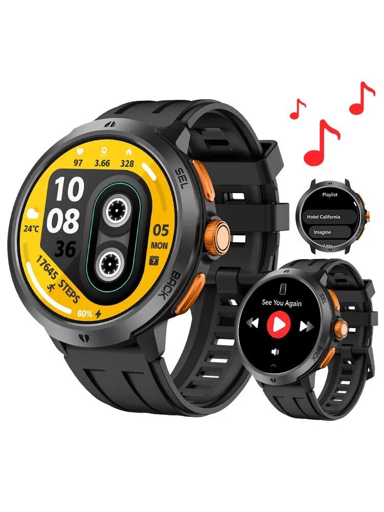 Cubot Смарт-часы CUBOT BEATBOX, черный
