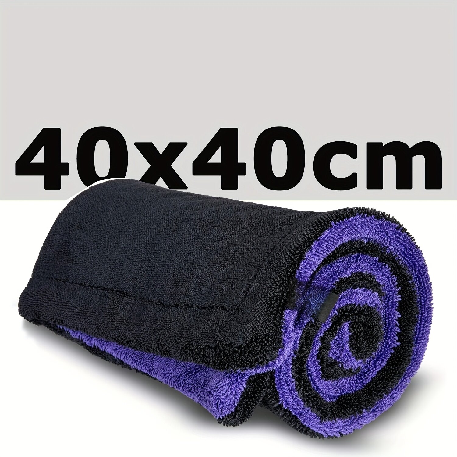 Полотенце для сушки из микрофибры 1600 г/м², размер 16x16 дюймов, для автомобиля, грузовика, лодки, дома и кухни