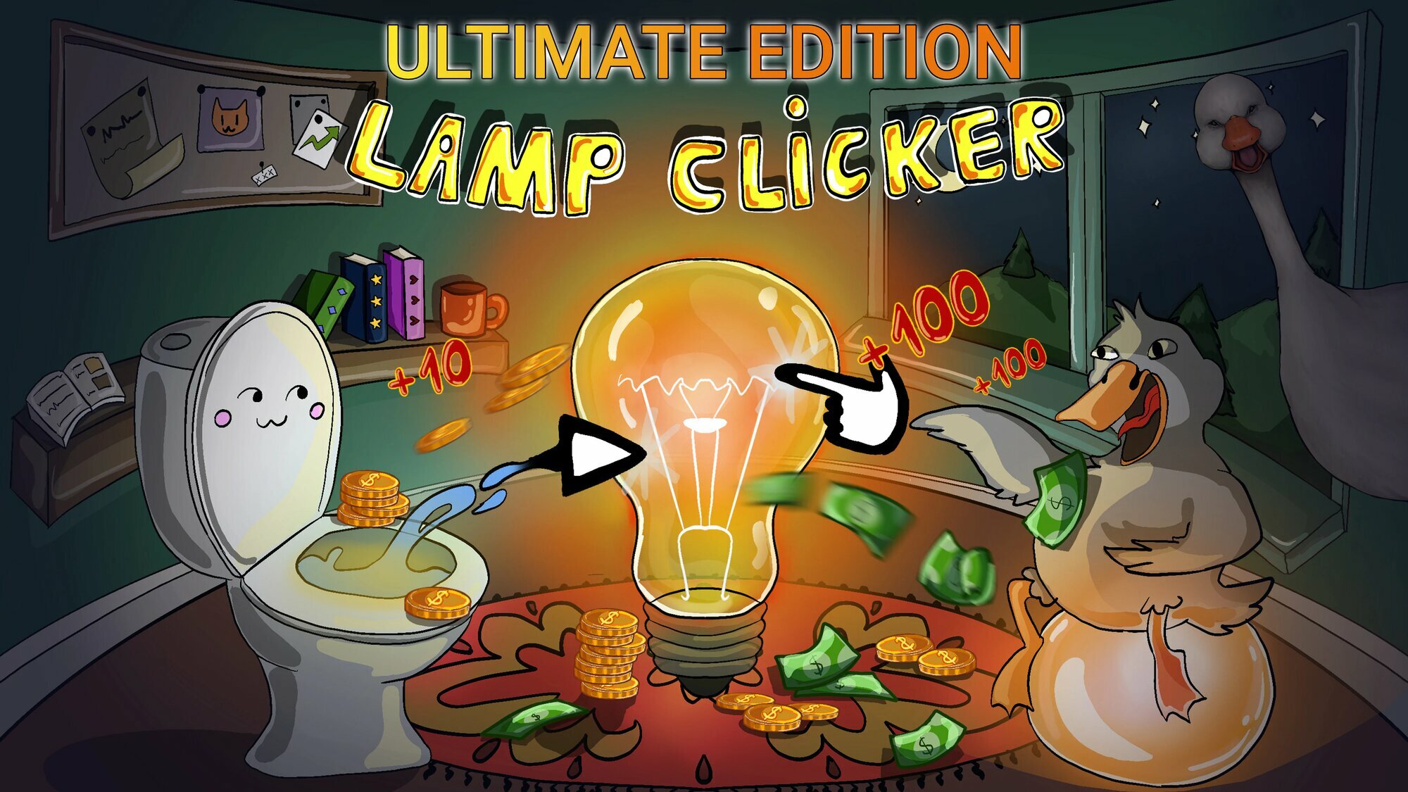 Игра Lamp Clicker Ultimate Edition, цифровое издание PlayStation 4, регион Турция / код пополнения баланса