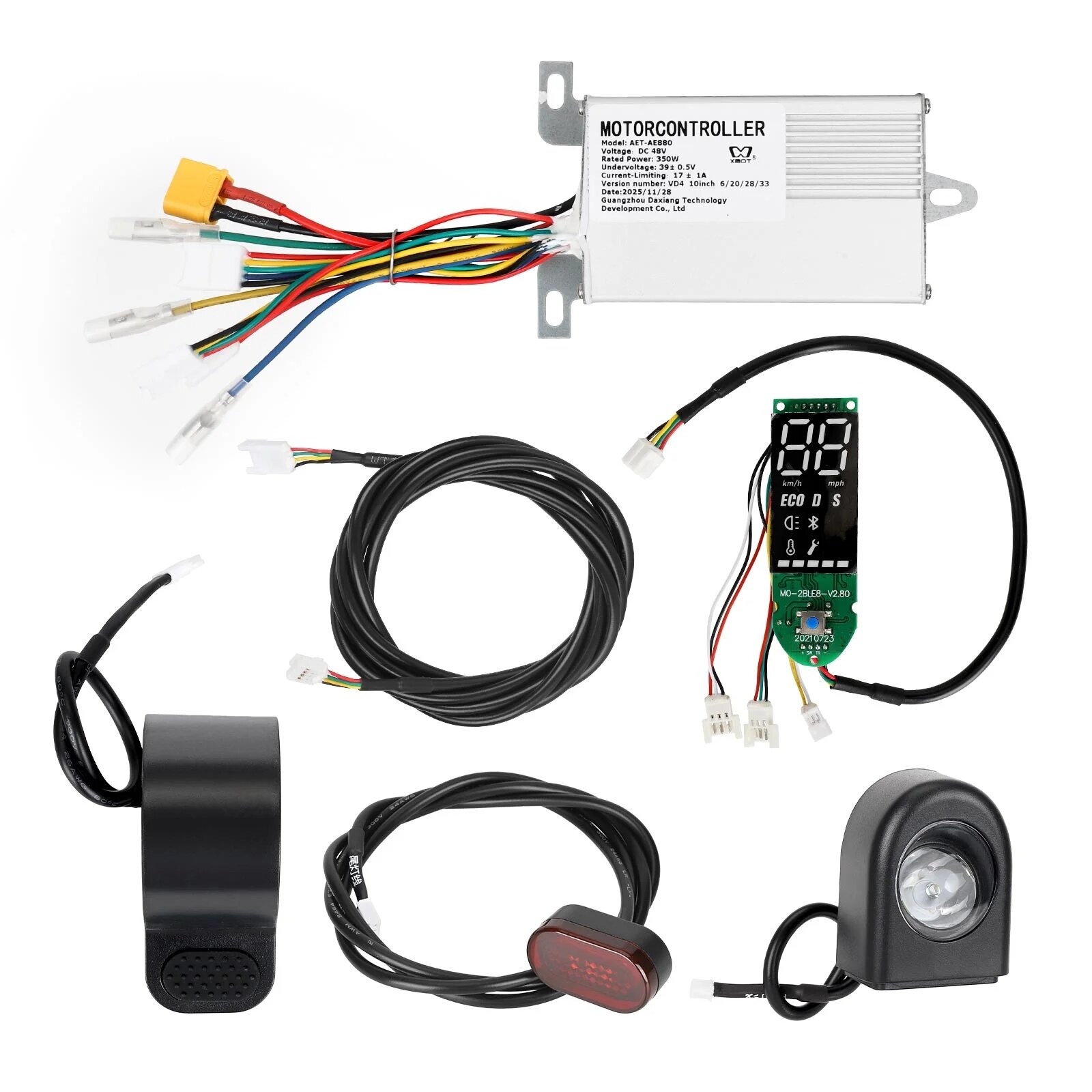 Комплект управления M0-14-pro, Bluetooth, 48 В, 18 А, для электросамокатов