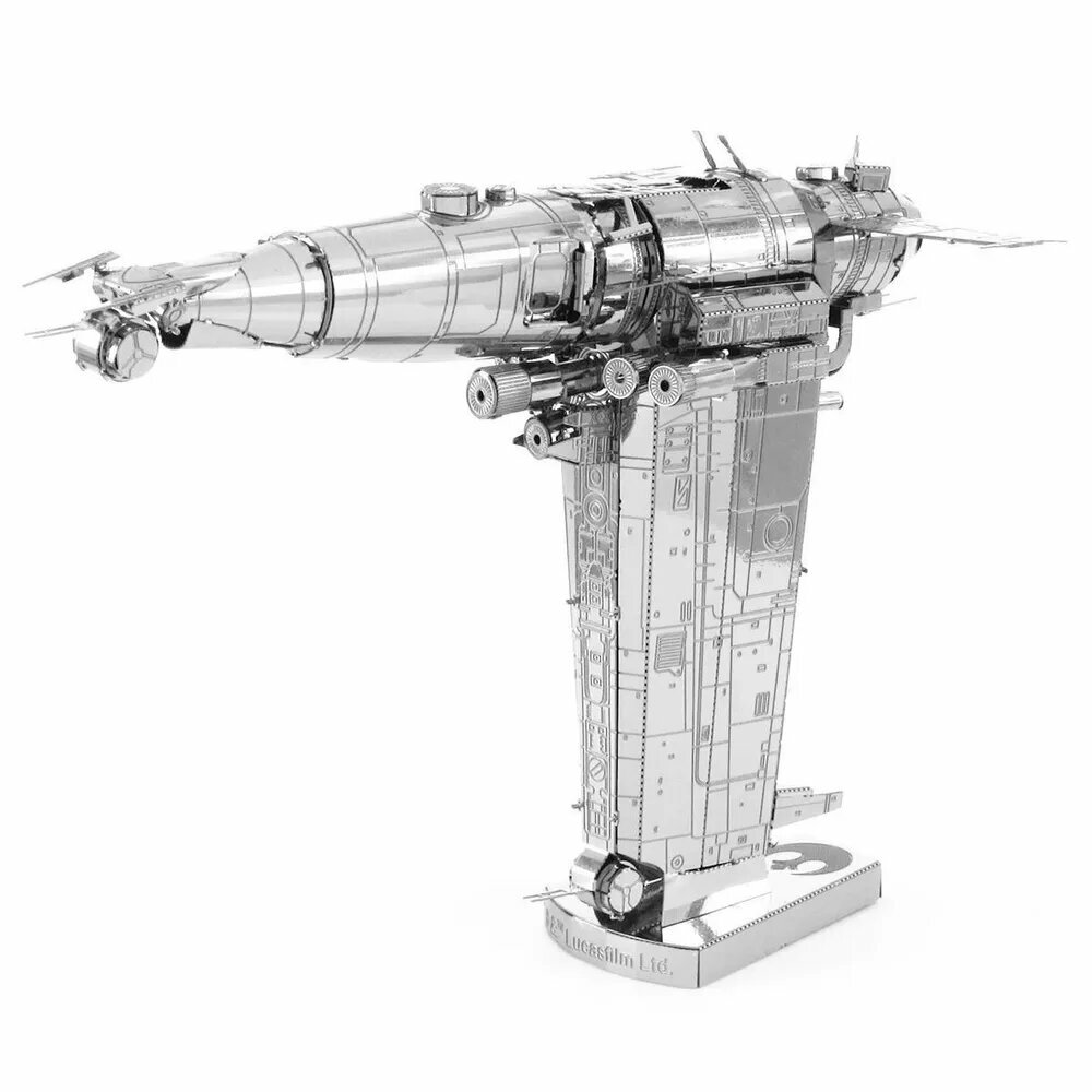 3D-пазл Star Wars Resistance Bomber из нержавеющей стали, 100 деталей, 8 см, сборка без клея и ножниц, от 14 лет