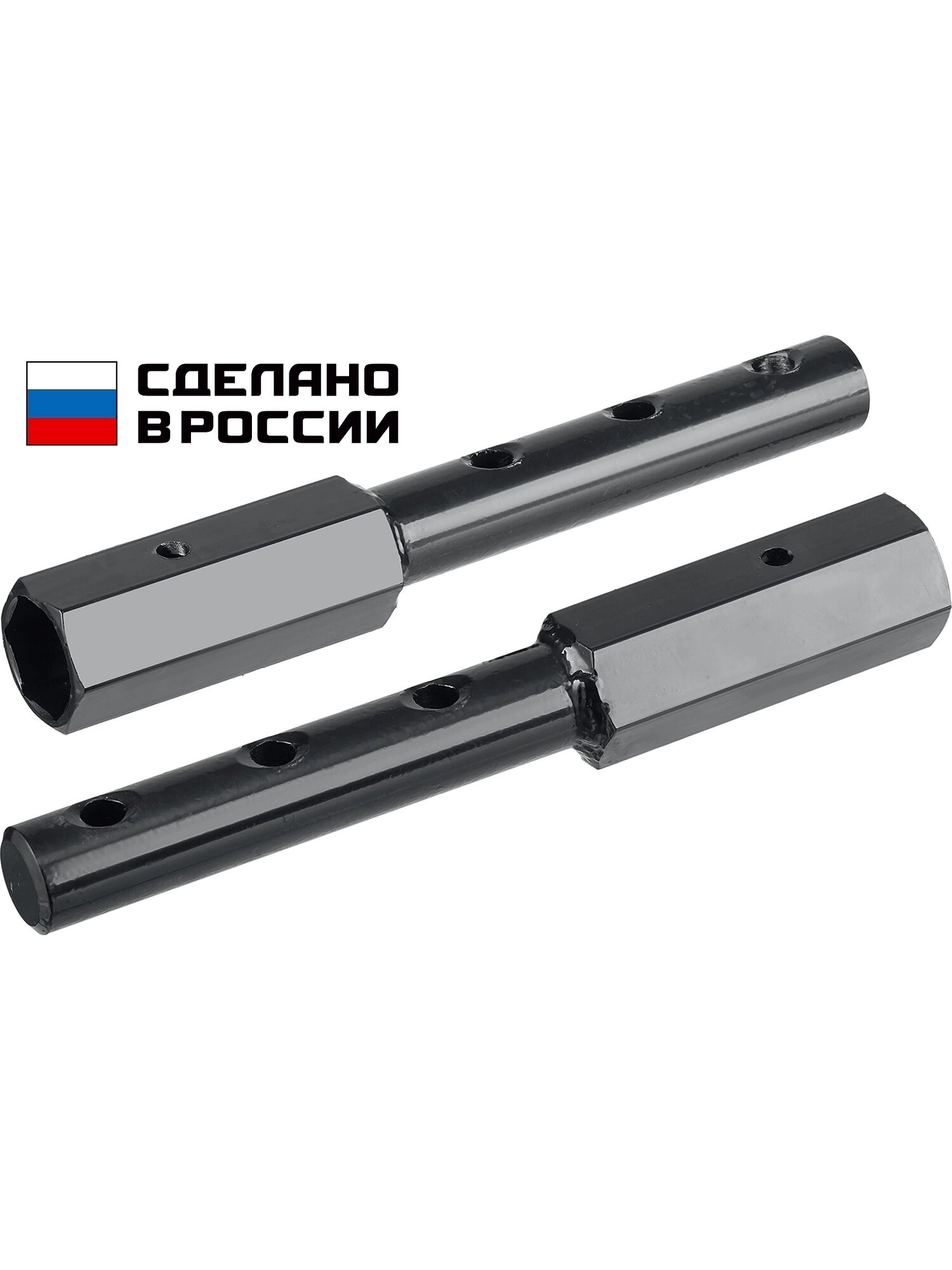 Удлинитель ЗУБР УД-3, НЕХ 32 - круг 30 мм, 2 шт.