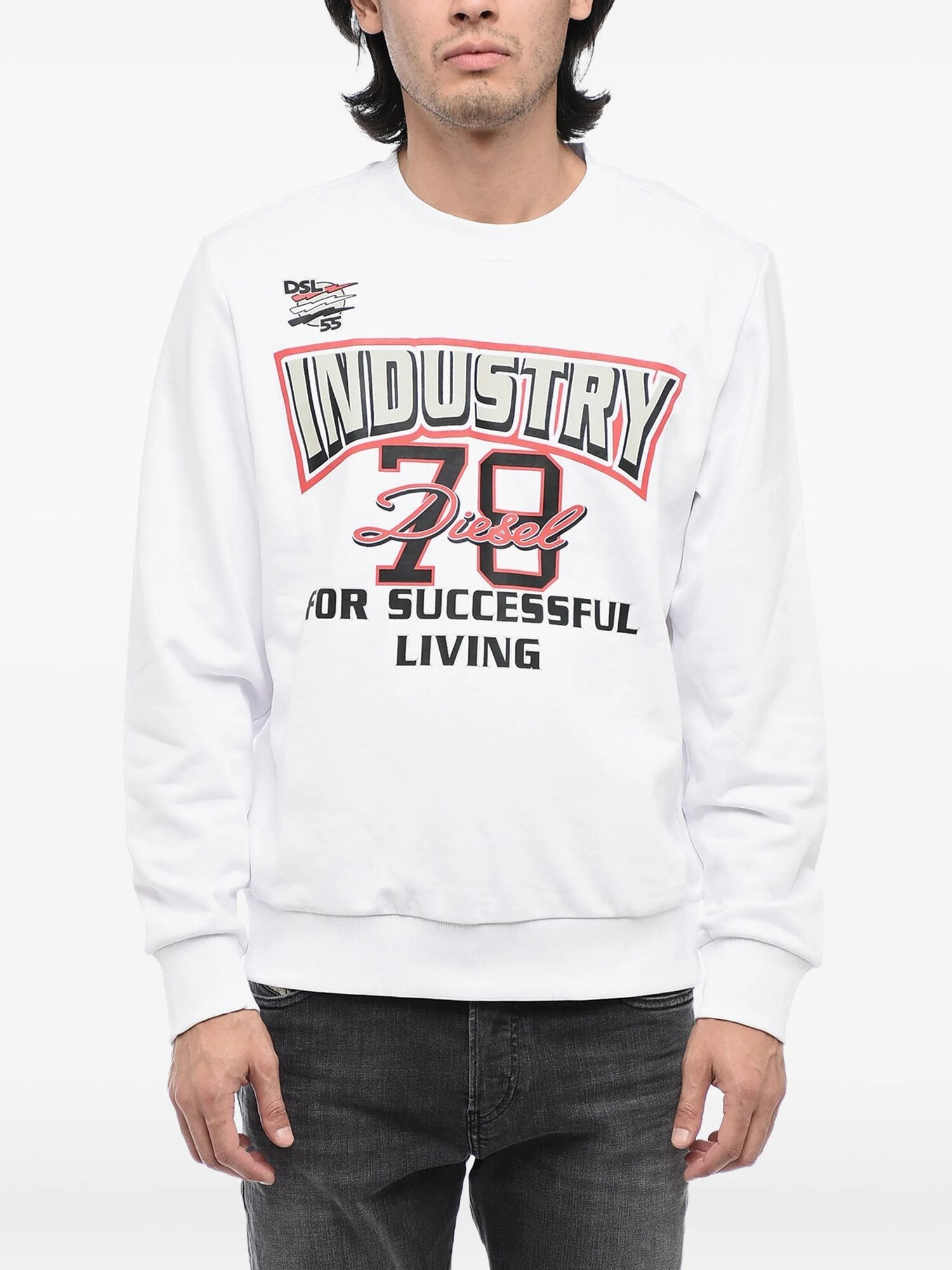 Толстовка DIESEL Logo-print sweatshirt
