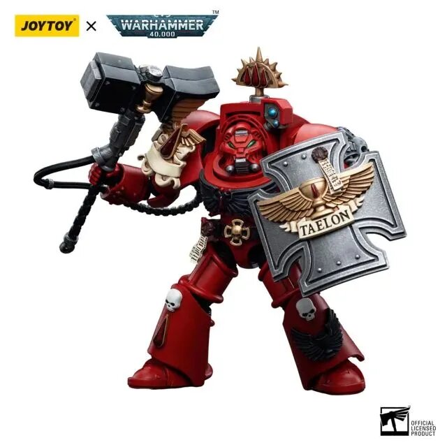 Фигурка JOYTOY Warhammer 40000 Blood Angels Штурмовой терминатор Тайрон Бразерс