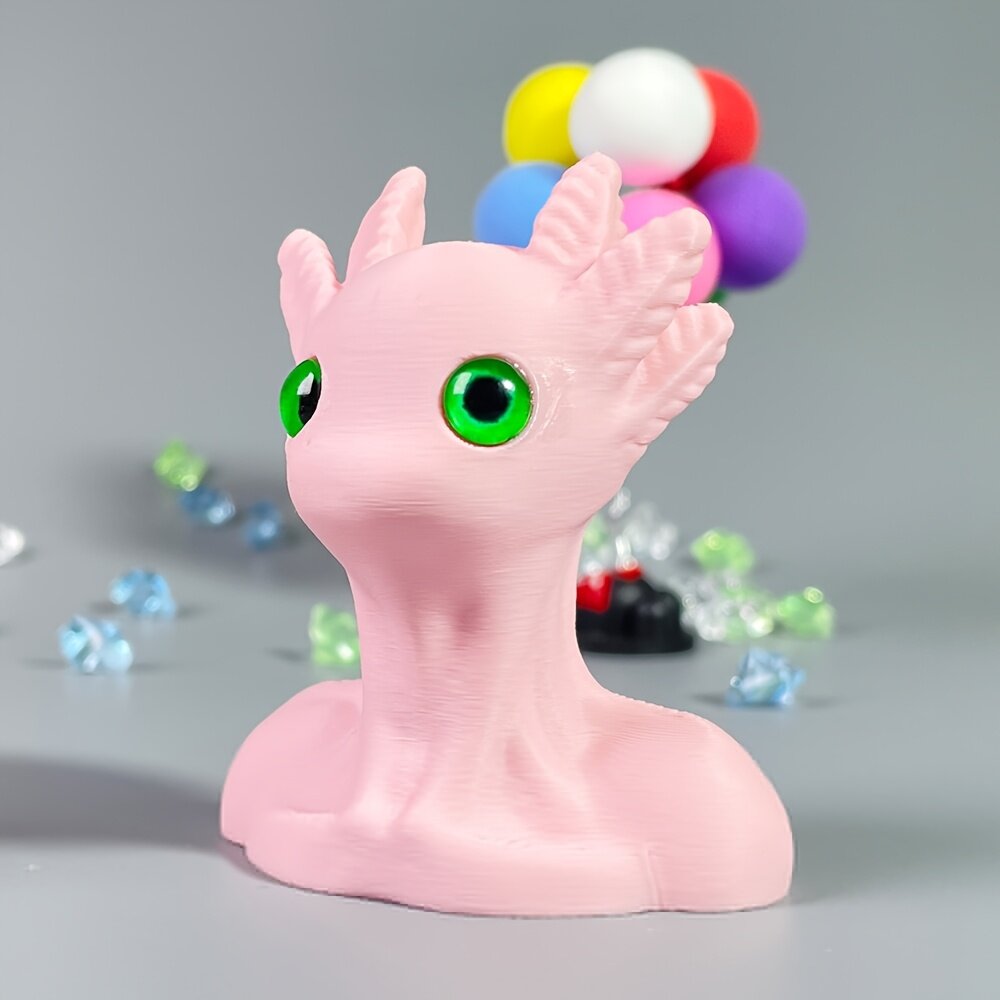3D-печатная фигурка саламандры из PLA, большая, для украшения спальни или гостиной, отличный подарок