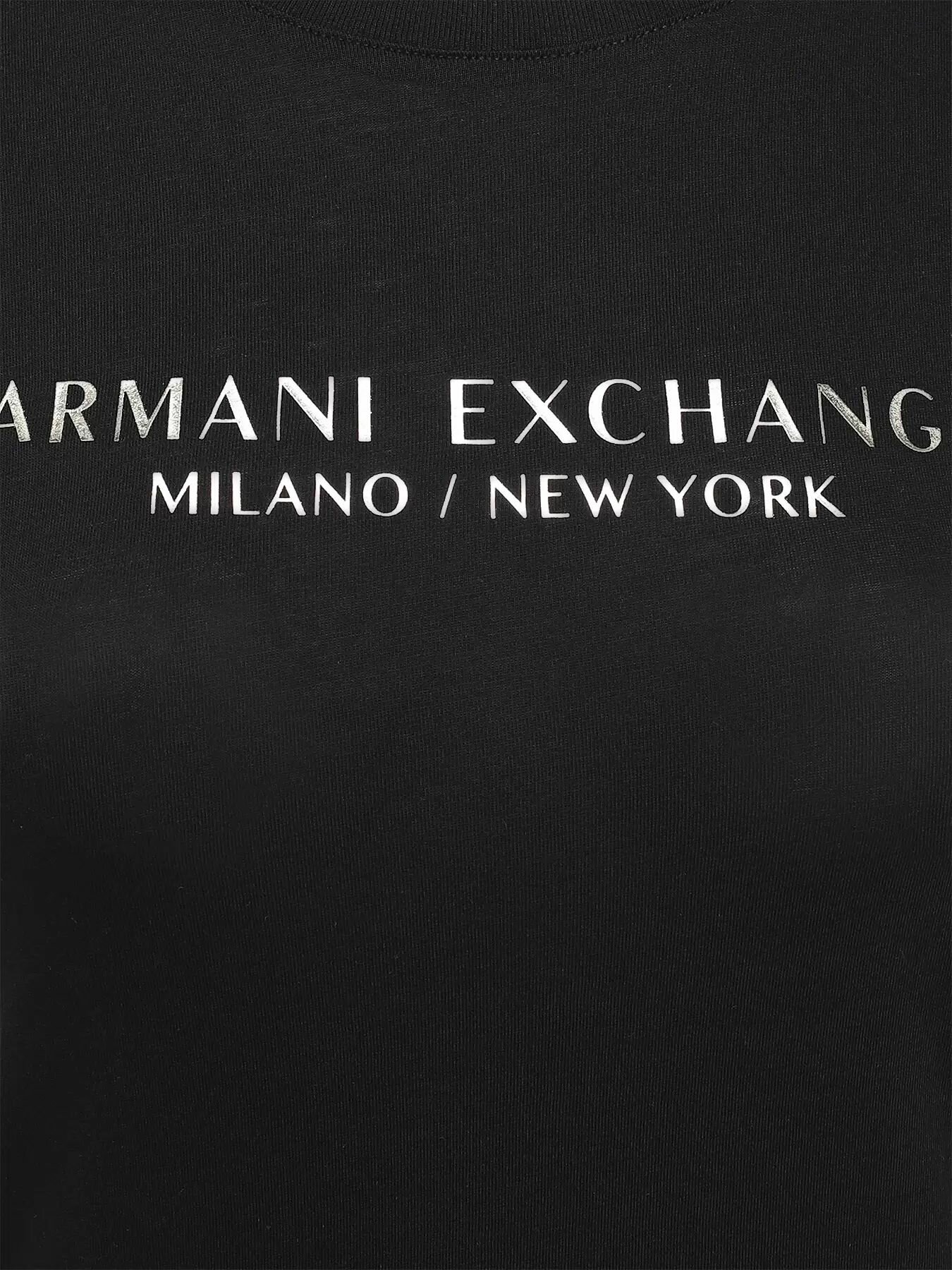 Футболка Armani Exchange, размер M, черный — фото 1