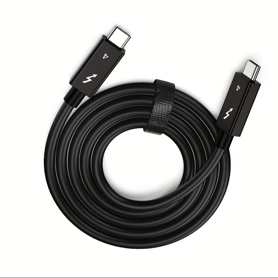 Кабель USB4.0 40 Гбит/с, PD 240W 48V5A, совместим с Thunderbolt 4/3, USB 3.2/3.1/3.0, DP-Alt Mode, 8K@60 Гц, тип-А, 0.95 м
