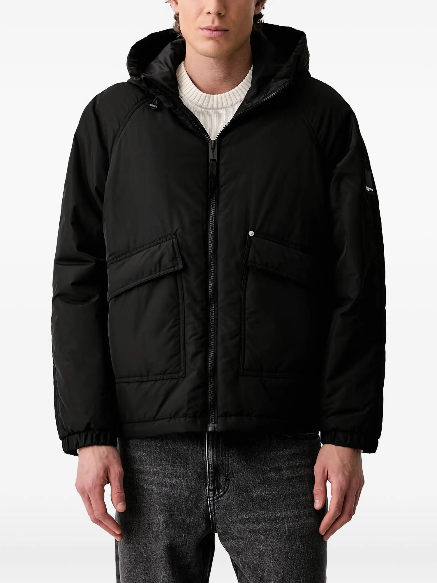 Куртка Hooded raglan-sleeve jacket