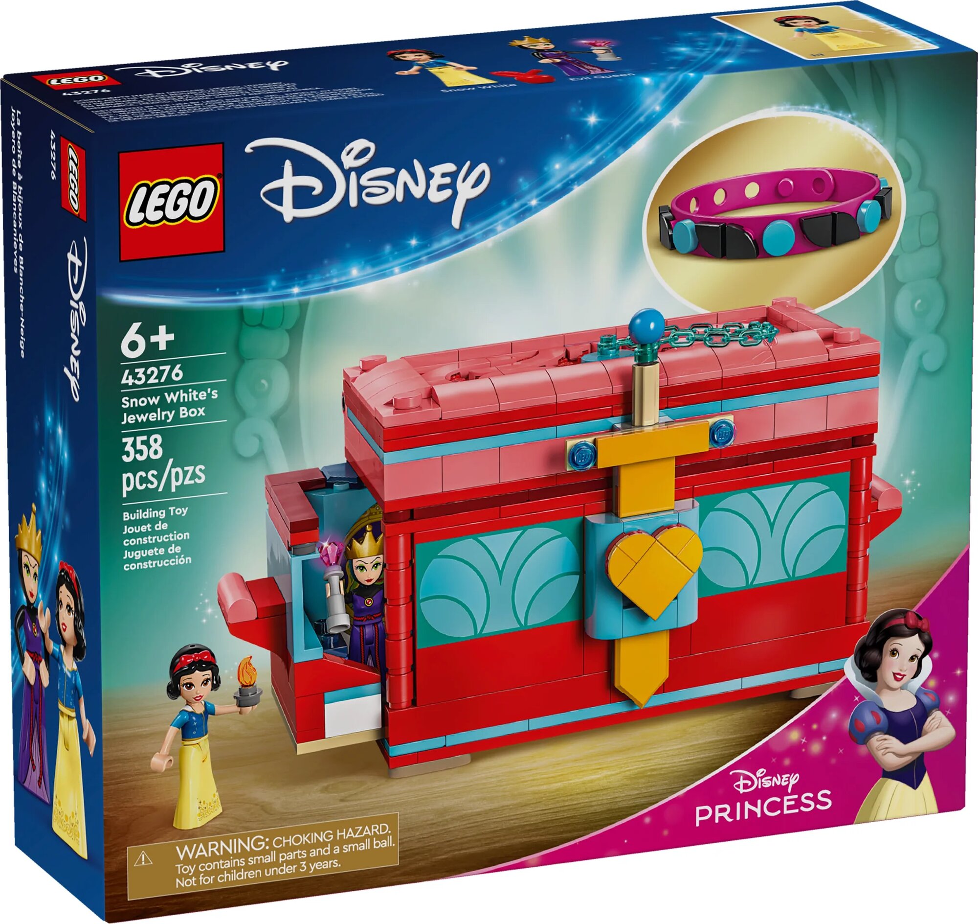 Конструктор LEGO Princess 43276 Шкатулка для драгоценностей Белоснежки