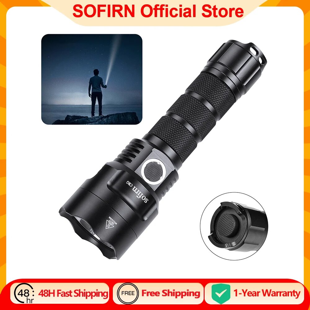 Sofirn C8G Тактический фонарик 21700 SST40