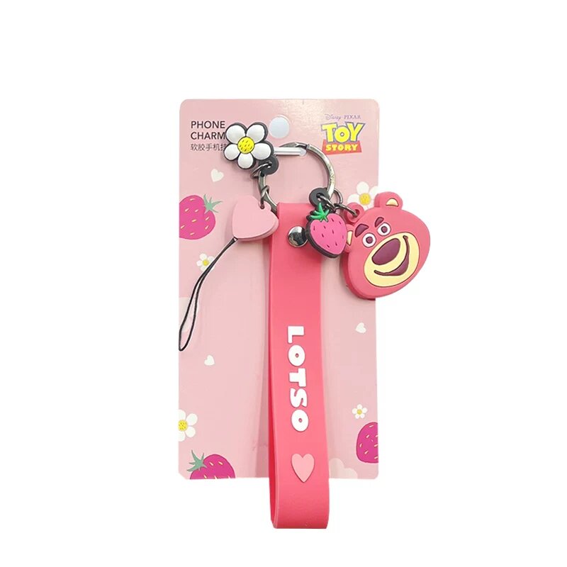 Мягкие резиновые брелоки-подвески MINISO Sanrio Cinnamoroll Kuromi для телефона и сумок Подвеска для мобильного