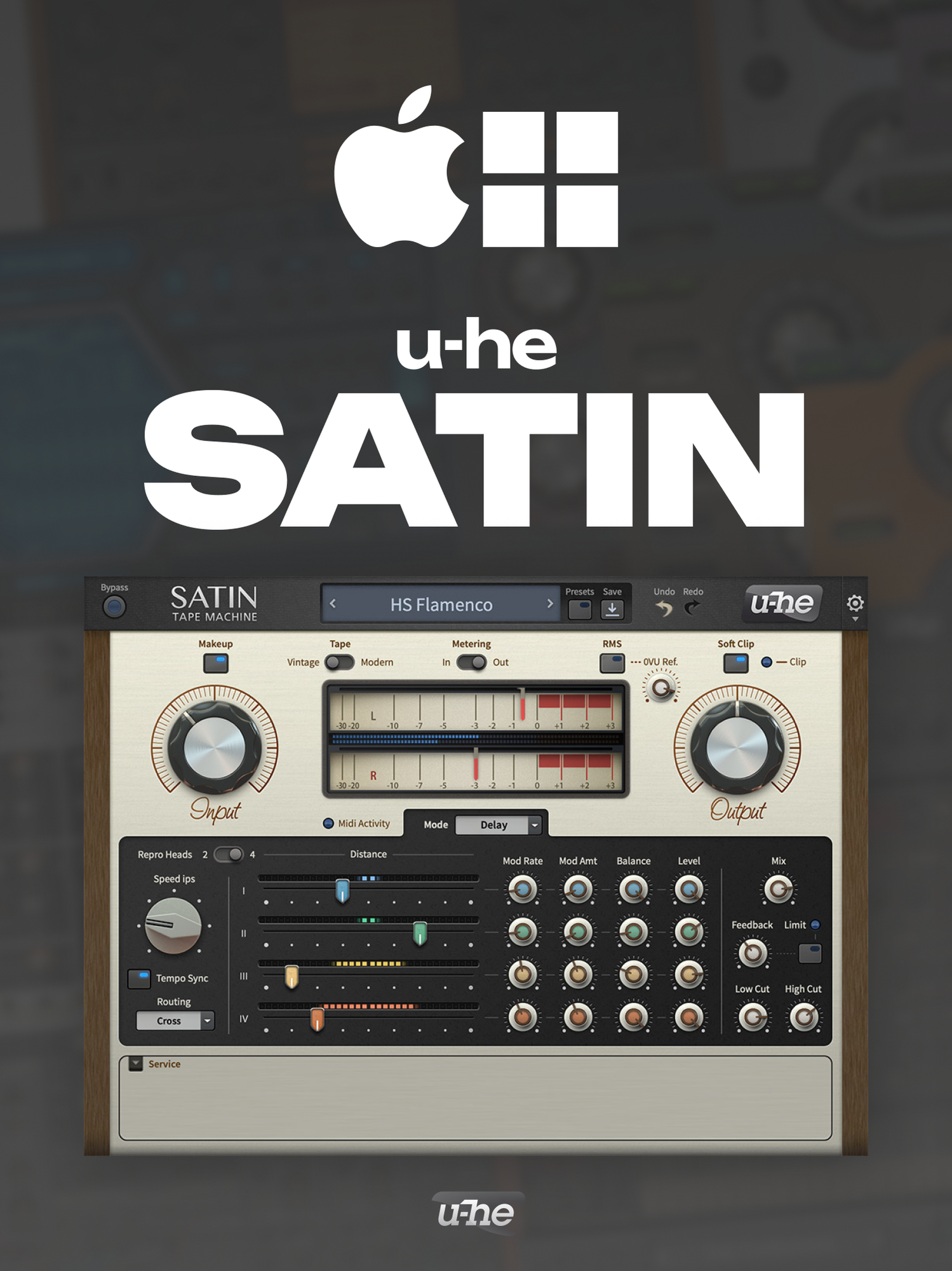 U-he Satin (лицензионная активация, бессрочно) для macOS & Windows