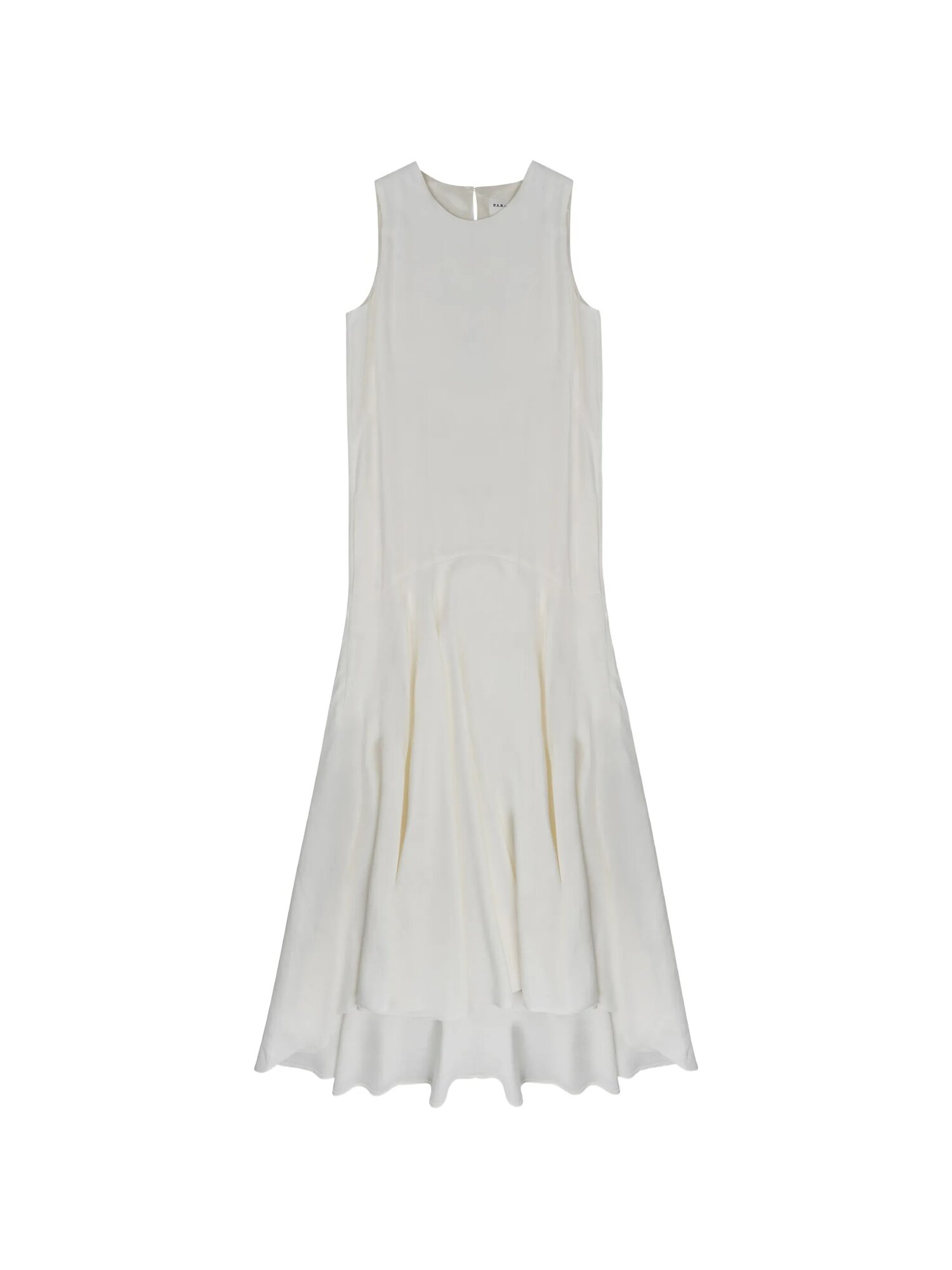 Платье Sleeveless flared-skirt maxi dress