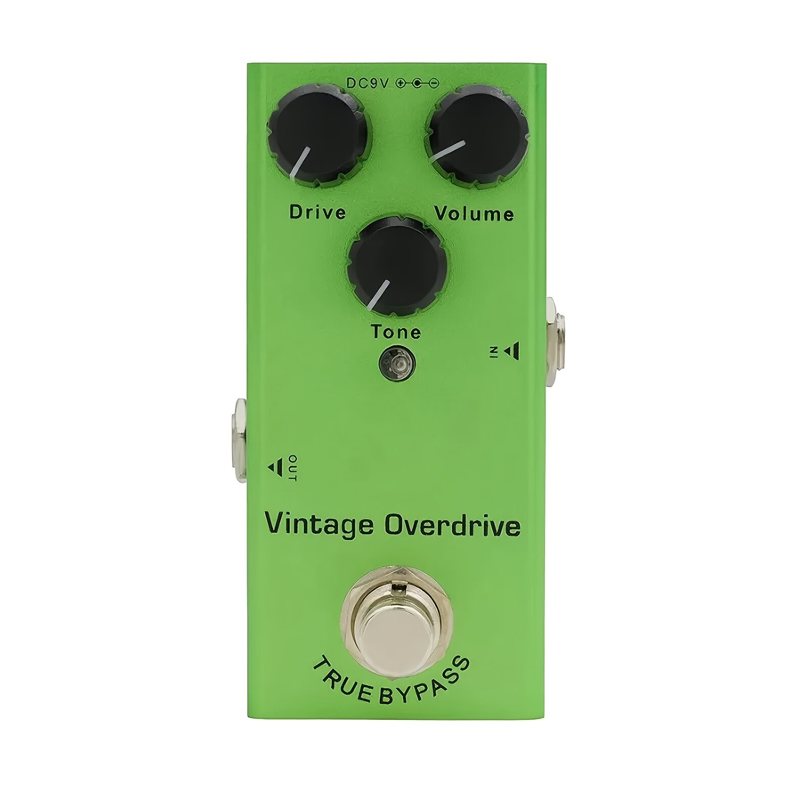Мини-педаль эффектов для электрогитары, одиночный тип, DC 9V, с true bypass, стиль Vintage Overdrive